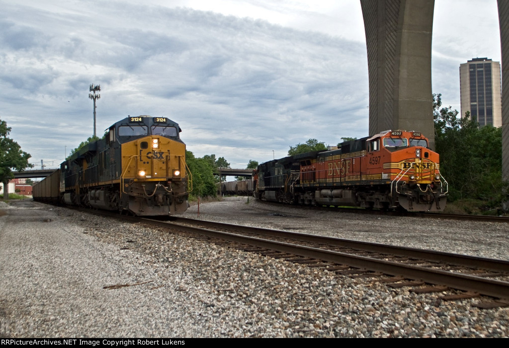 Coal train passing K810